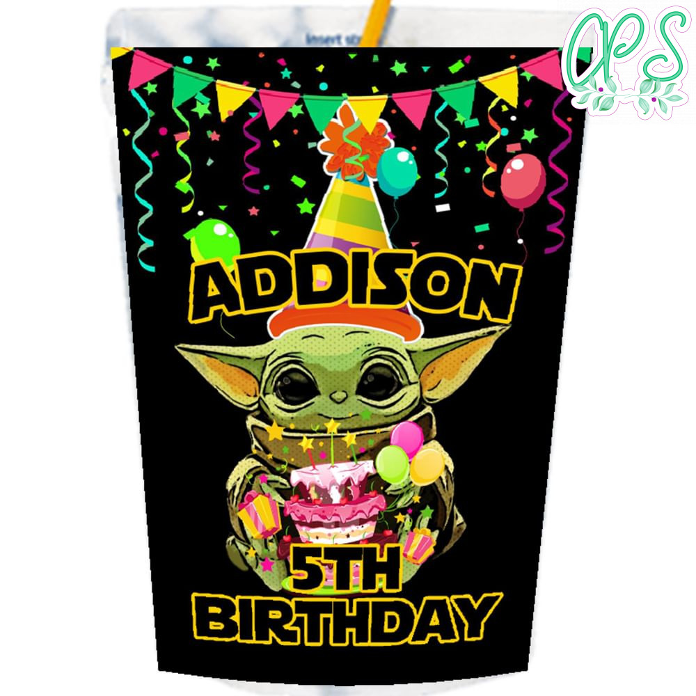 Baby Yoda Star Wars Capri Sun Labels Digital File Printable ...