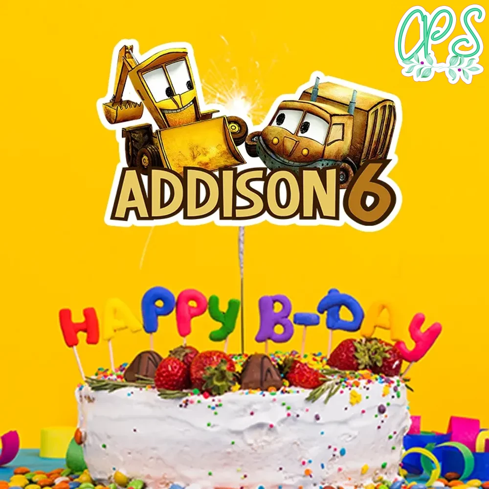 Printable Stinky and Dirty Show Birthday Cake Topper Template DIY ...