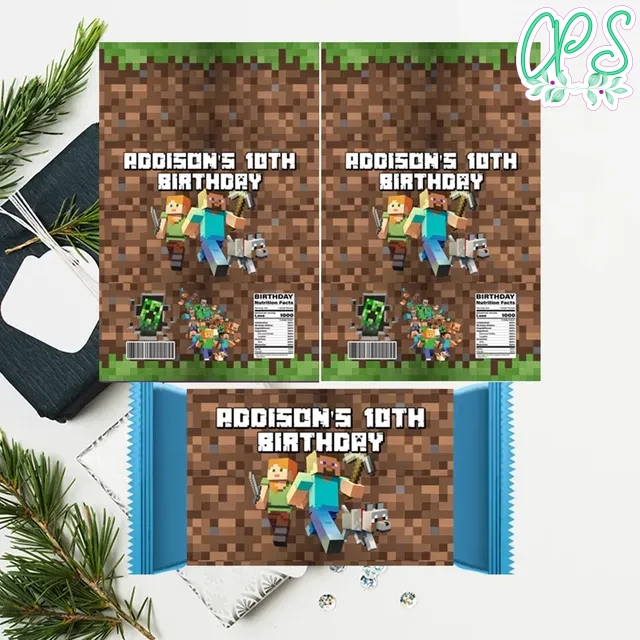 Minecraft Party: Free Printable Candy Bar Oh My Fiesta! For, 40% OFF