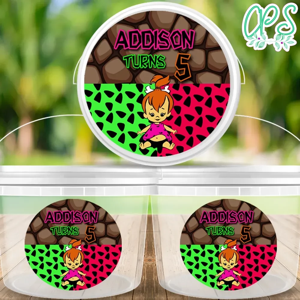 Flintstone Cup labels Digital File Printable Instant Download ...