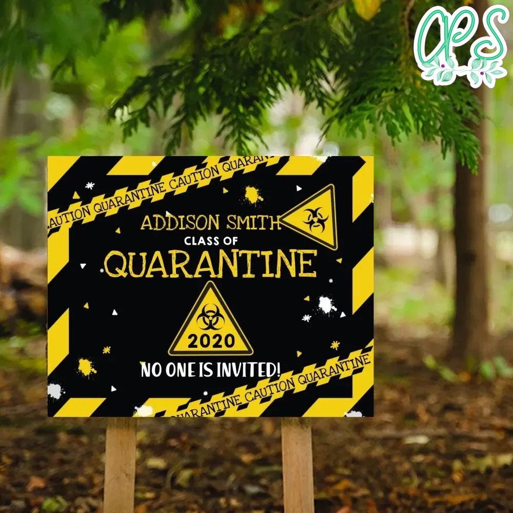 Printable Quarantine Graduation Yard Sign Instant Download ...