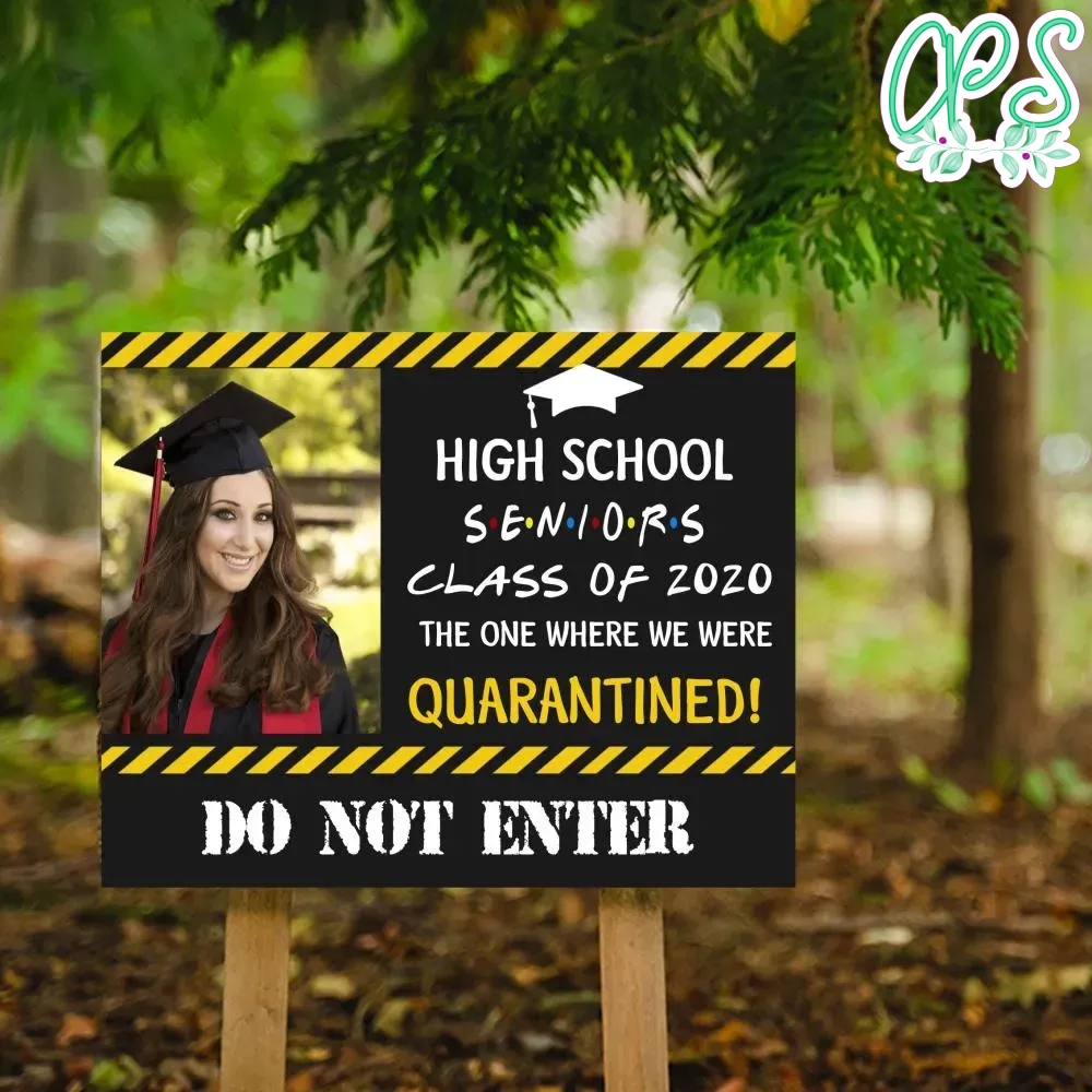 Quarantine Photo High School Senior Welcome Sign Printable ...