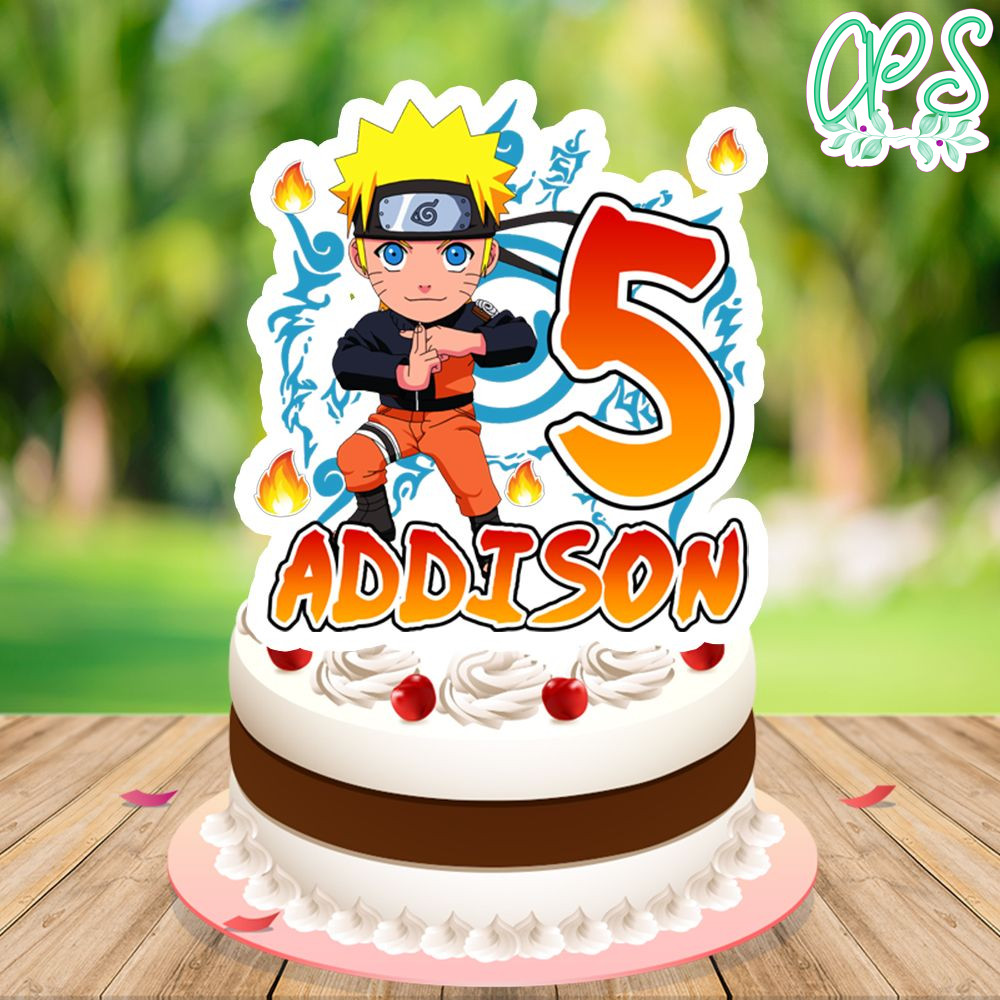 naruto cake topper printable