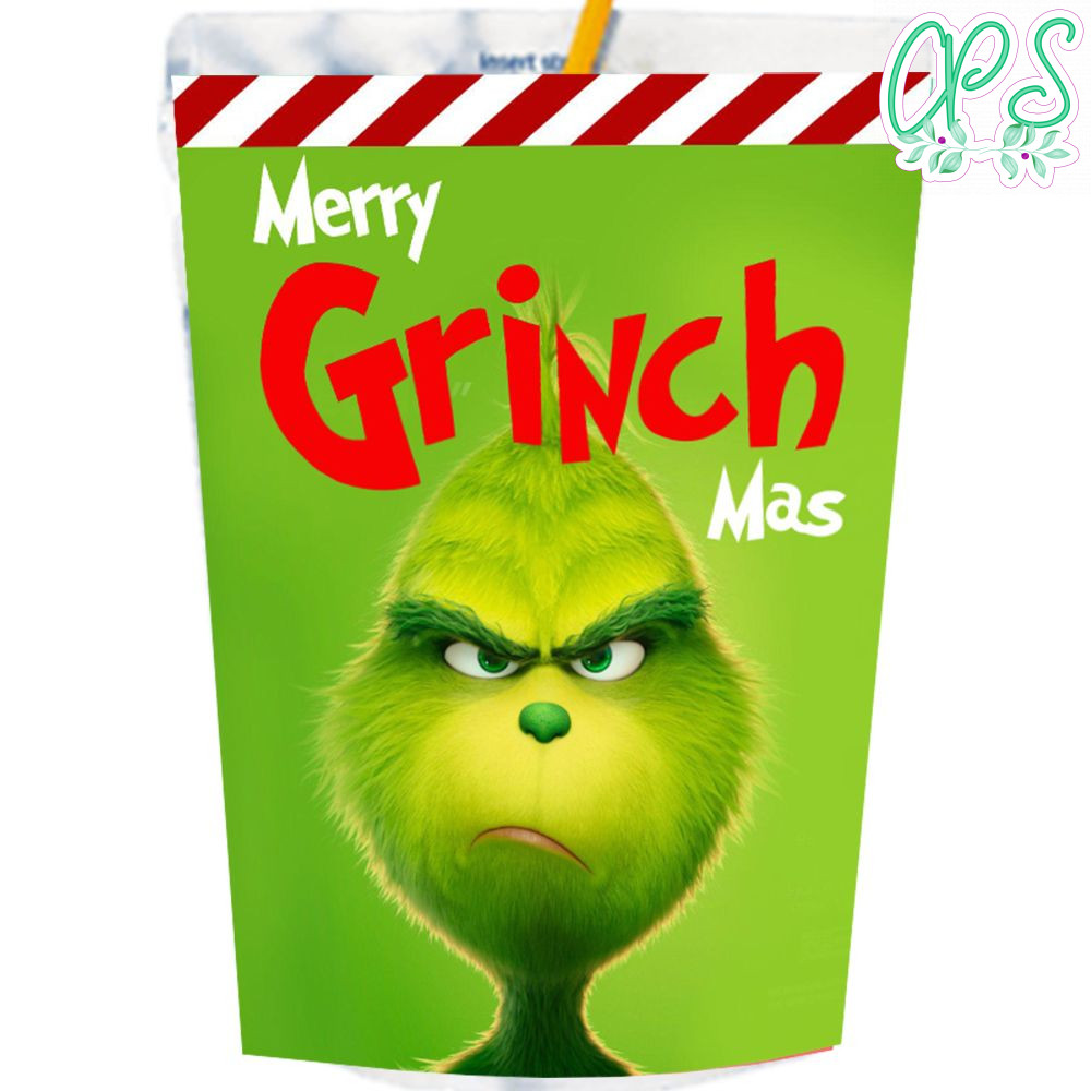 Grinch Capri Sun Labels Digital File Printable | CustomPartyShirts