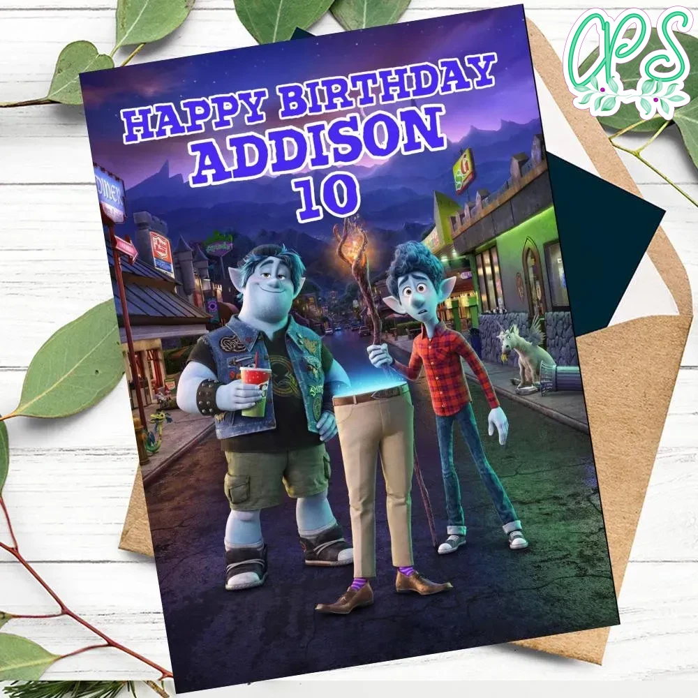 Disney Onward Birthday Card for Your kids to Print at Home ...