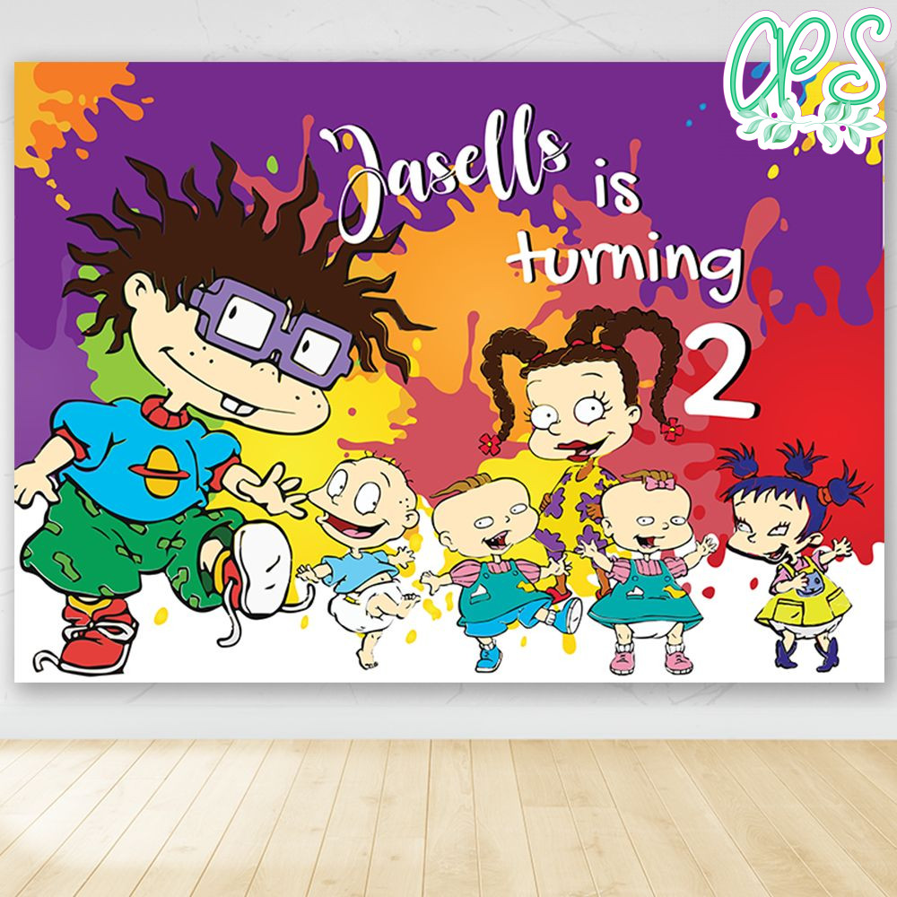 Rugrats Birthday Party Banner Backdrop Printable DIY | CustomPartyShirts