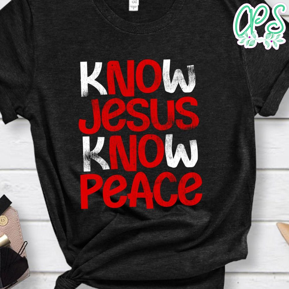Christian Jesus Bible Verse Scripture Know Jesus Know Peace PNG file ...