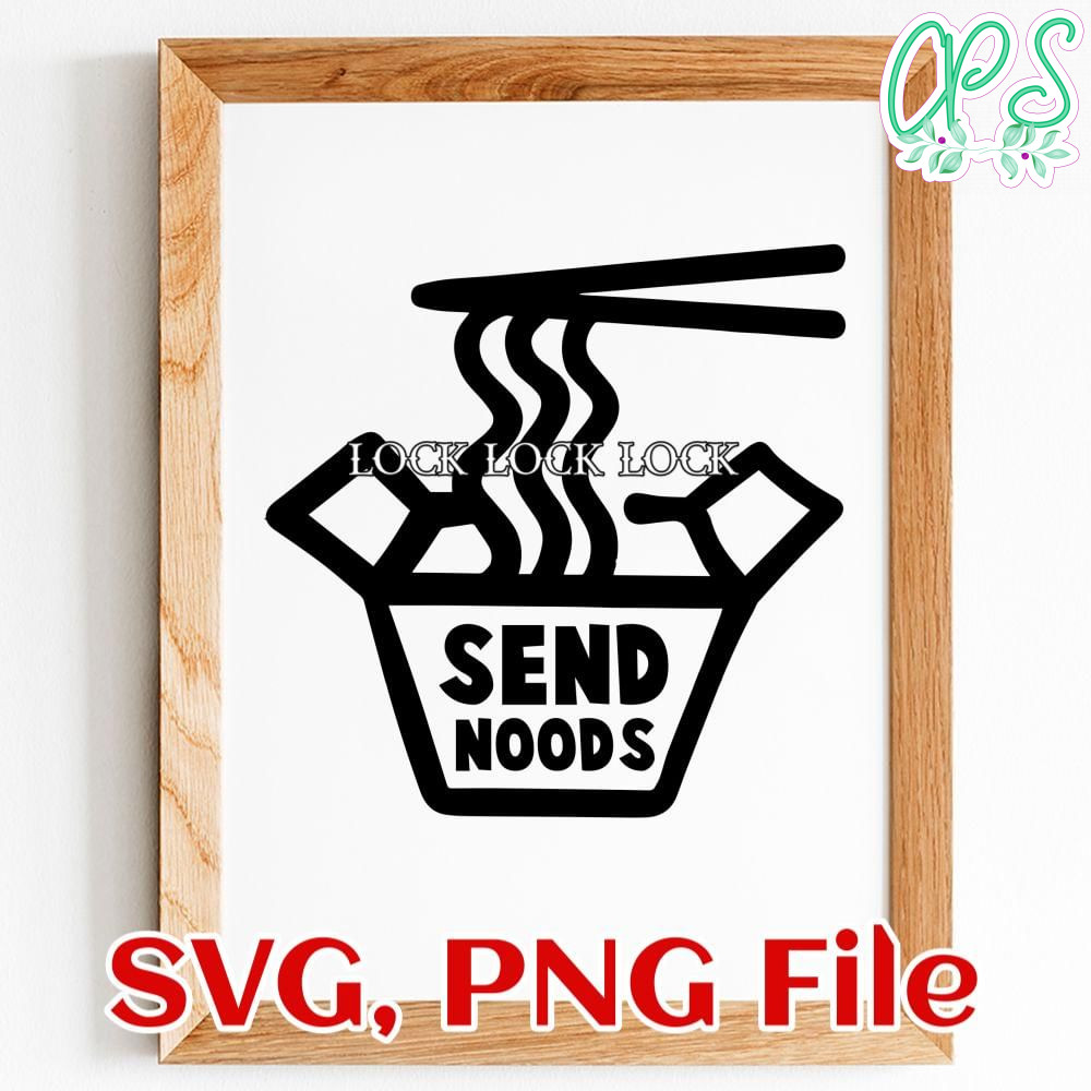 Send Noods SVG PNG File Template CustomPartyShirts Studio