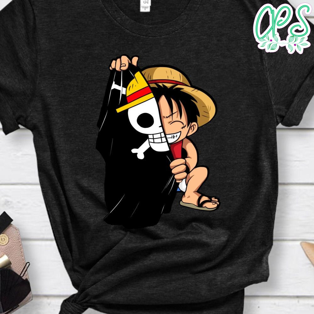 One Piece Cute Monkey D. Luffy Shirt | CustomPartyShirts