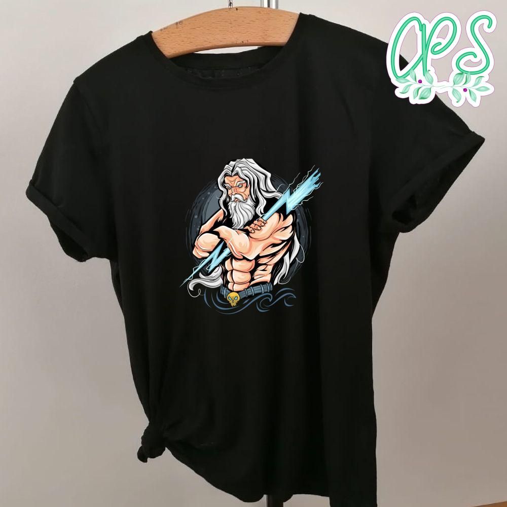 Thunder Zeus God Shirt | CustomPartyShirts Studio