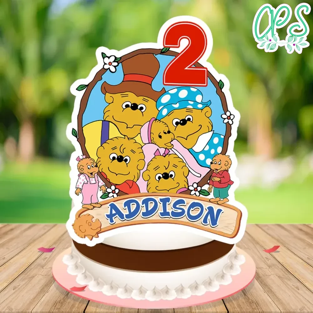 Berenstain Bears Birthday Cake Topper Template Printable ...