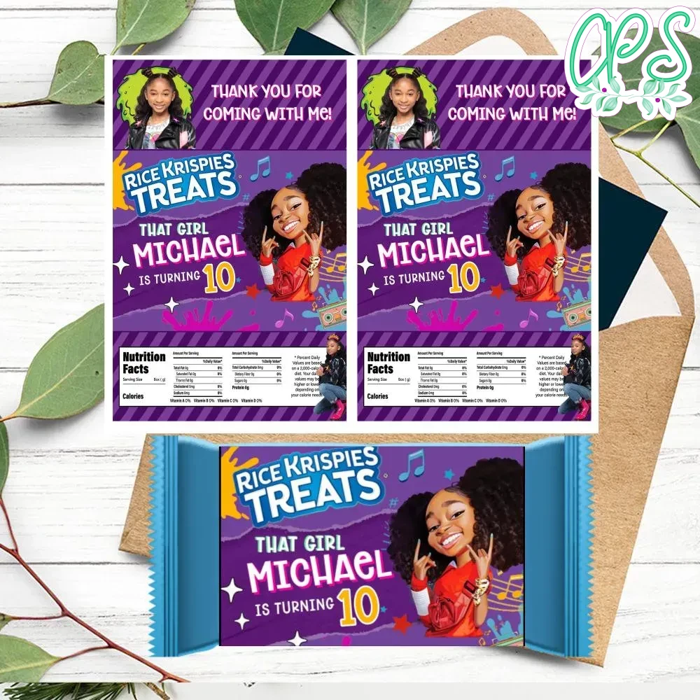 That Girl Lay Lay Rice Krispies Treats Template Printable DIY ...