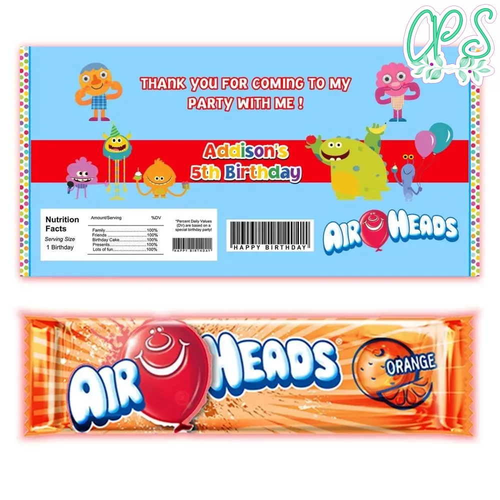 Super Simple Song Airhead Candy Wrapper Template Printable ...