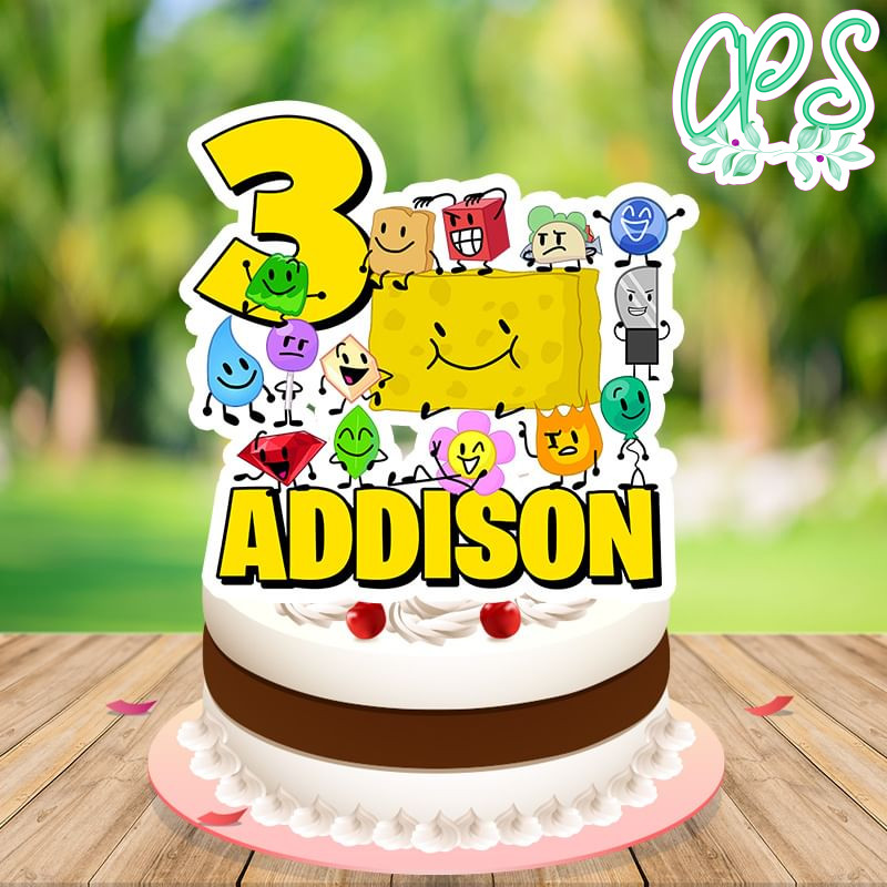 Battle for dream island Birthday Cake Topper Template Printable ...