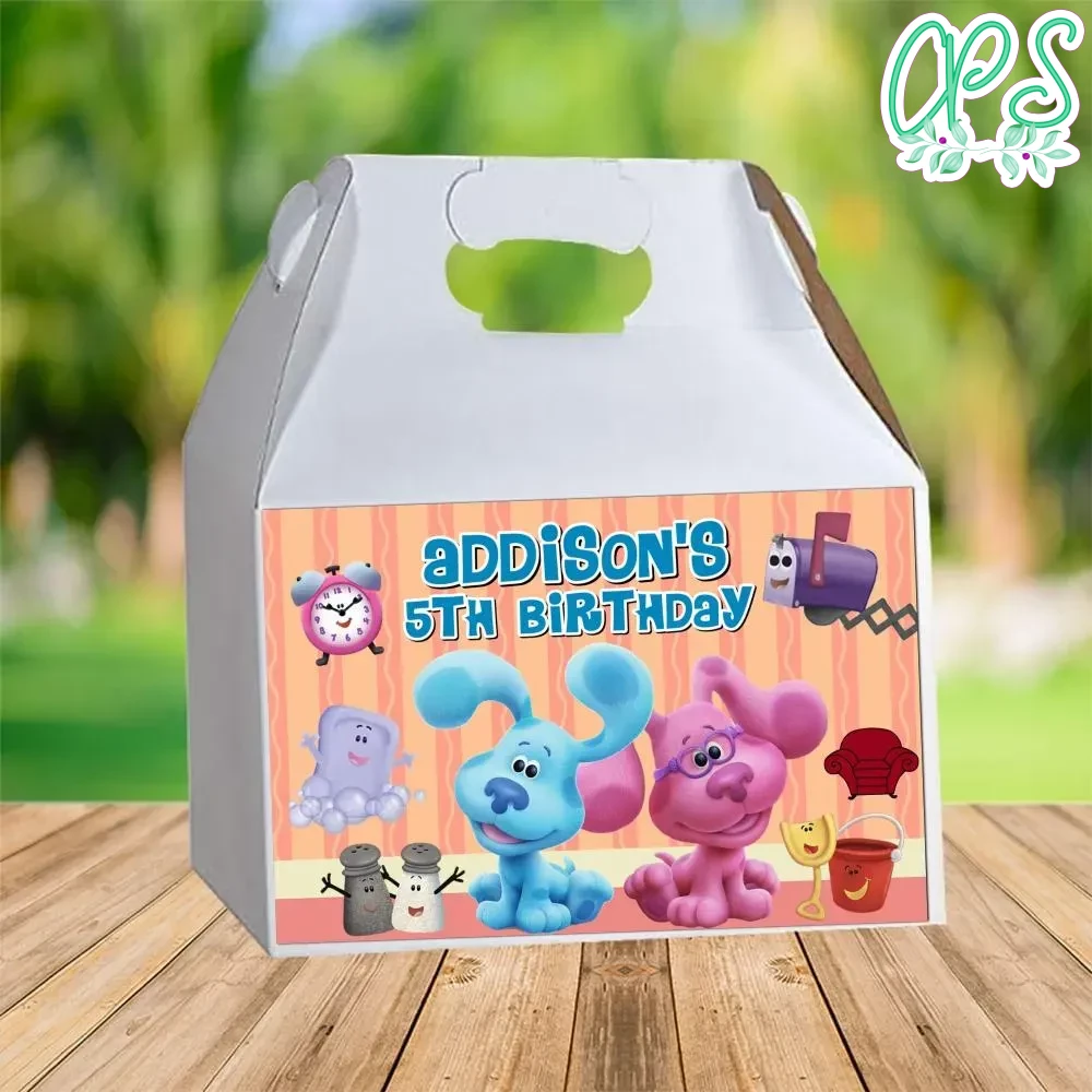 Blue's Clues Gable Box Digital File Printable DIY | CustomPartyShirts