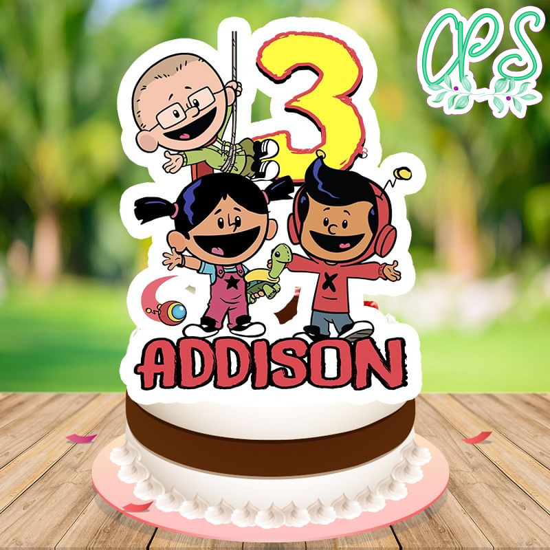 Xavier Riddle Birthday Cake Topper Template Printable | Partyinvitedesign