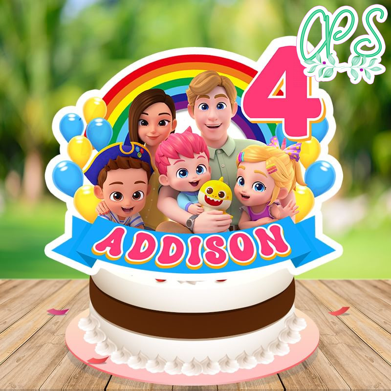 Bebefinn Birthday Cake Topper Template Printable | CustomPartyShirts