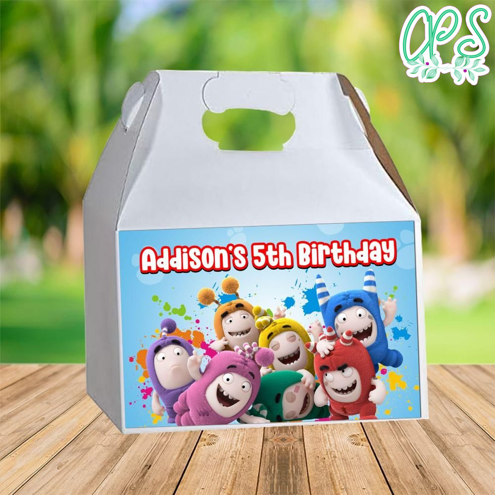 Oddbods Gable Box Digital File Printable DIY | CustomPartyShirts