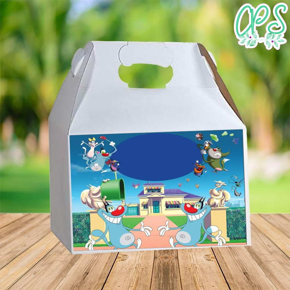 Oggy Gable Box Digital File Printable DIY | CustomPartyShirts