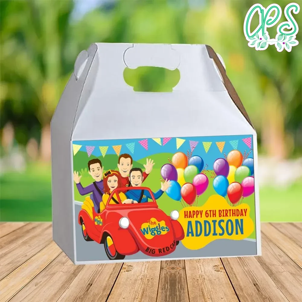 Wiggles Gable Box Digital File Printable DIY | CustomPartyShirts