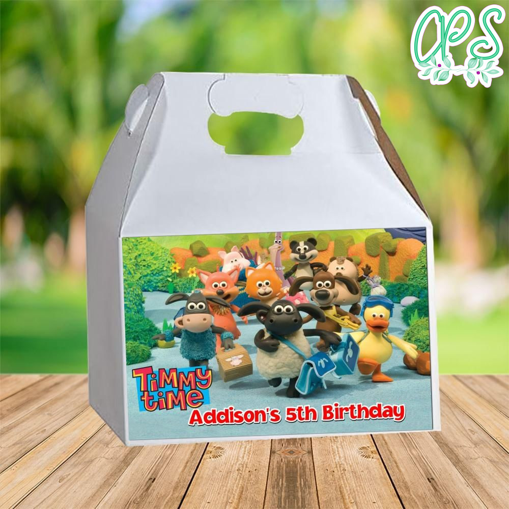 Timmy Time Gable Box Digital File Printable DIY | CustomPartyShirts