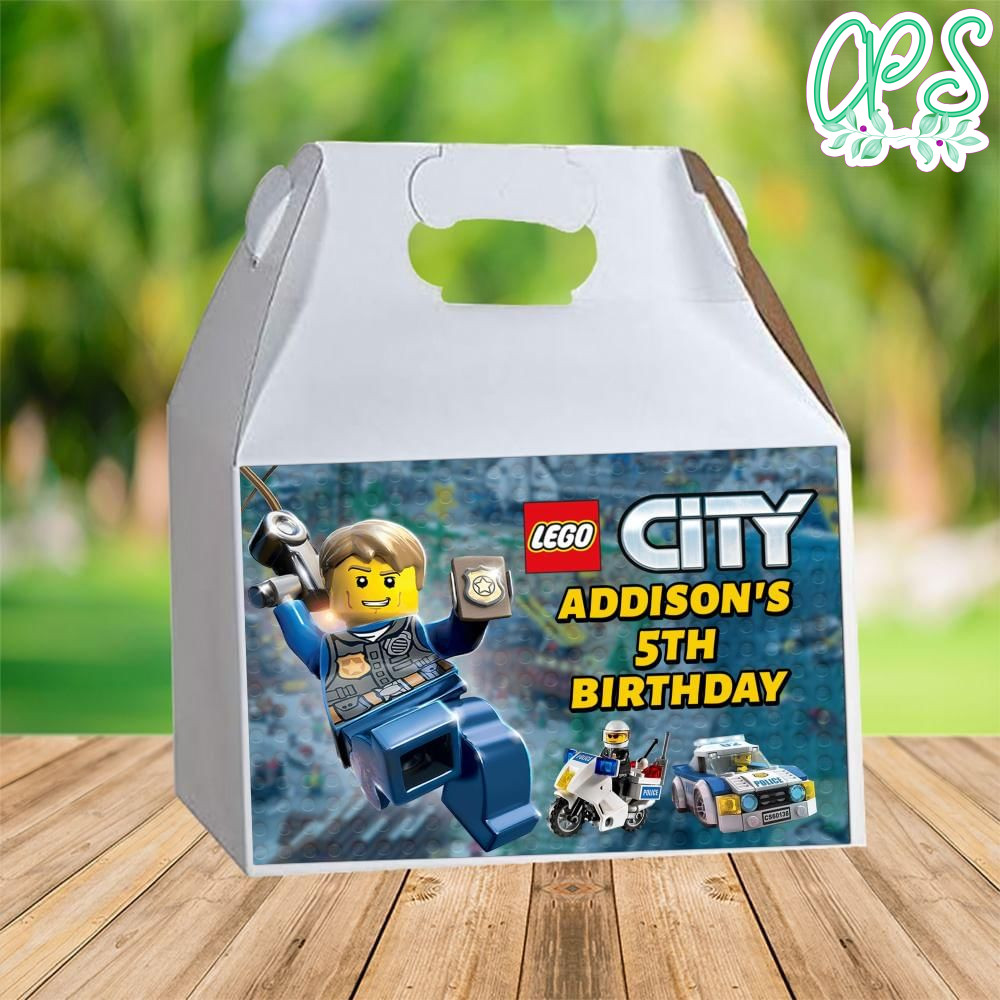 Lego City Gable Box Digital File Printable DIY | CustomPartyShirts