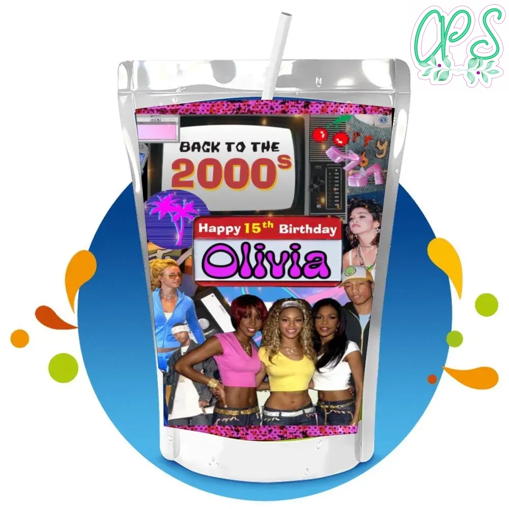 Early 2000s Capri Sun Birthday Digital File Printable | CustomPartyShirts