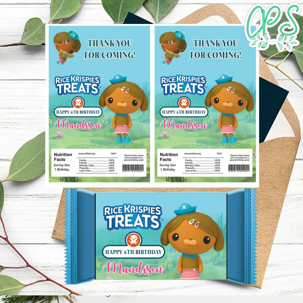Dashi Dog Octonauts Rice Krispies Treats Template Printable ...