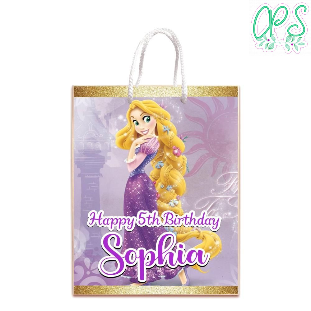Rapunzel’s Tangled Adventure Gift Bag Label Template Printable DIY ...