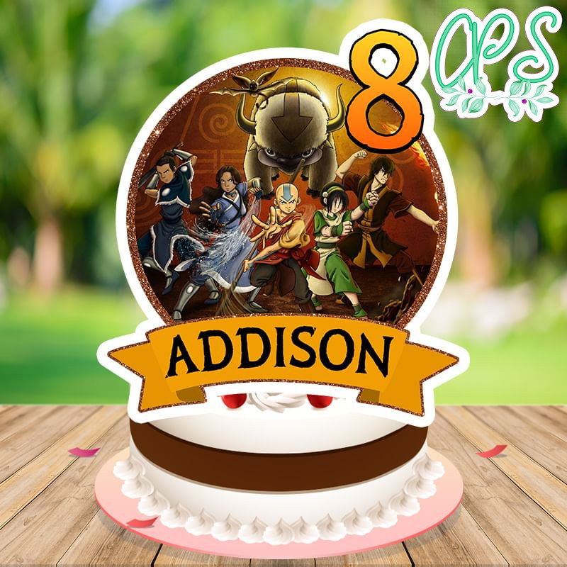 Avatar Airbender Birthday Cake Topper Template Printable ...