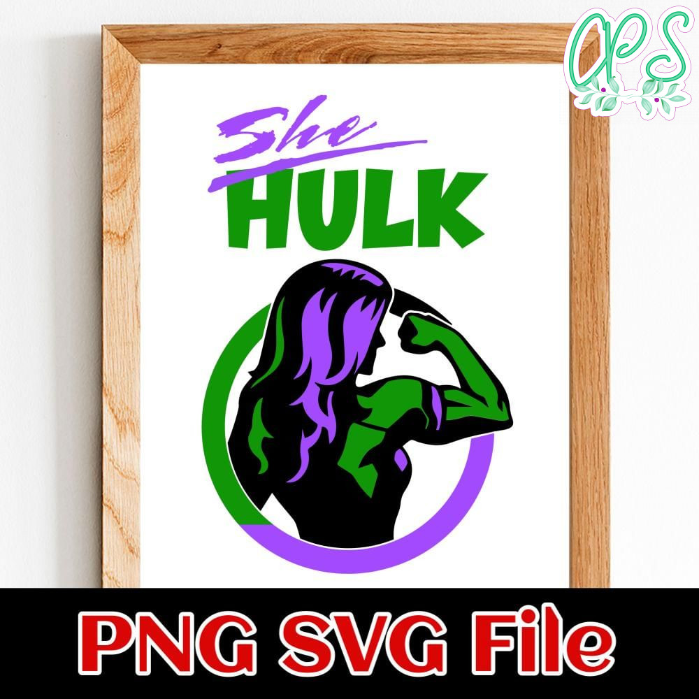 She Hulk PNG SVG file template | CustomPartyShirts