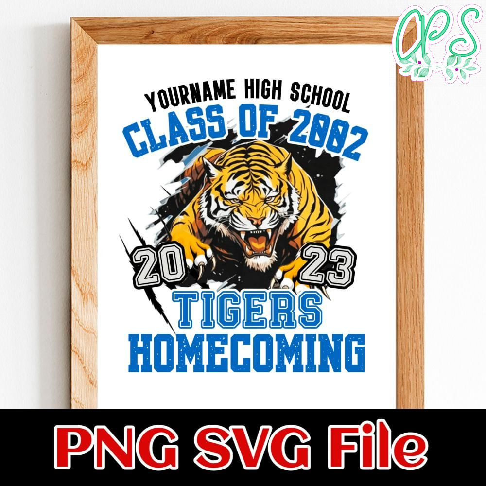 Tiger Homecoming PNG | CustomPartyShirts