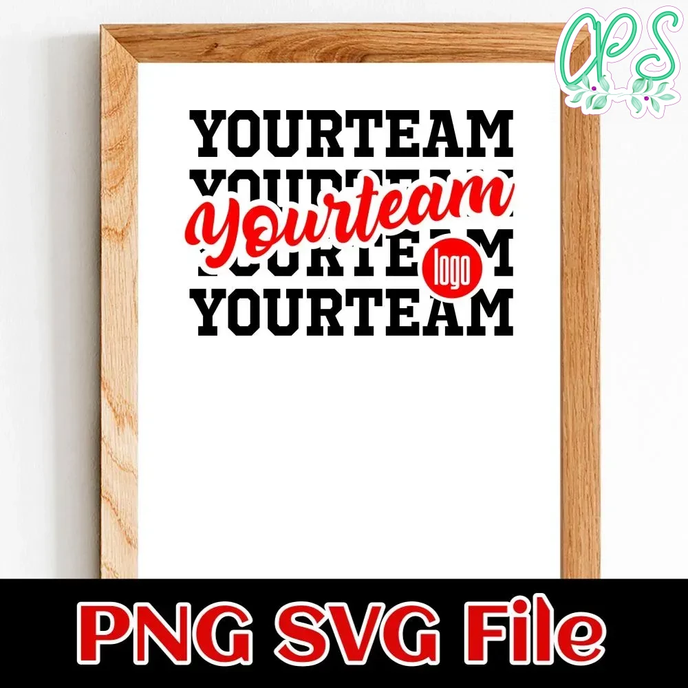 Custom Team name SVG PNG | CustomPartyShirts